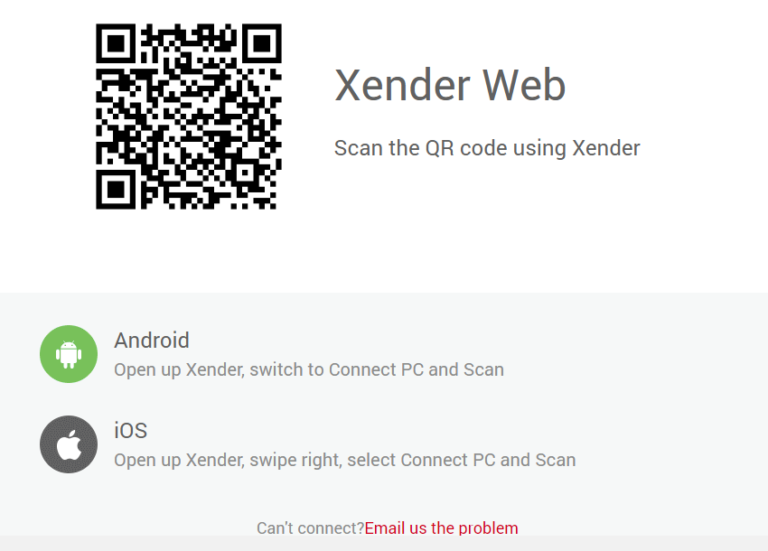 How to connect to Xender Web? – Xender